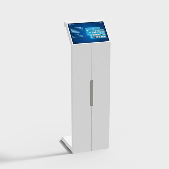Smart Interactive Kiosk 3D model for Modern Design