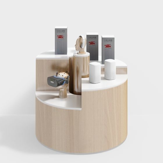 Smart Display Stand 3D model for Modern Aesthetics