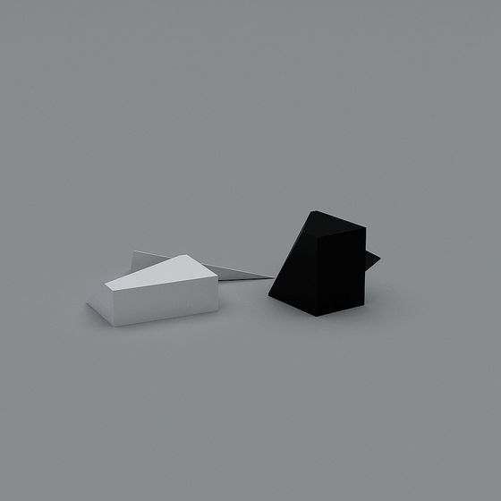 Geometric Aesthetic Low Polygon 3D Models