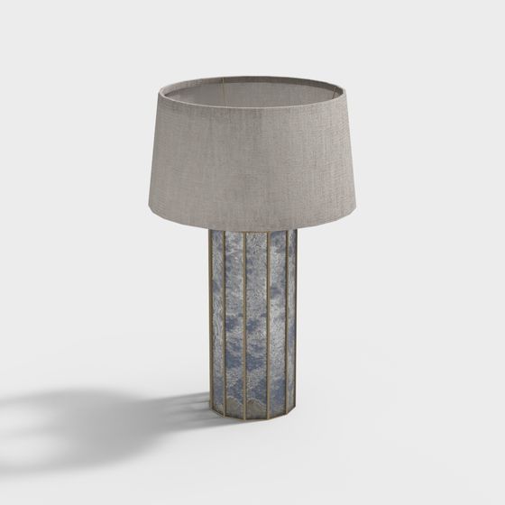 Elegant Low-Poly Table Lamp 3D model