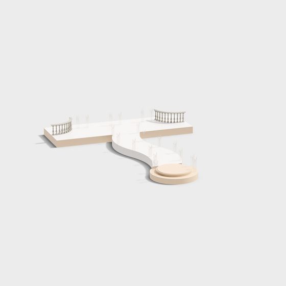 Futuristic Low-Polygon 3D Model Design