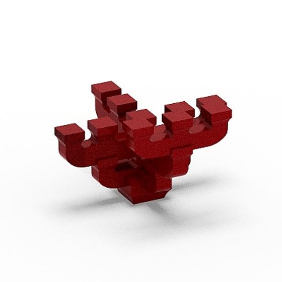 Dougong 3D Model – Charming Brown Design Free