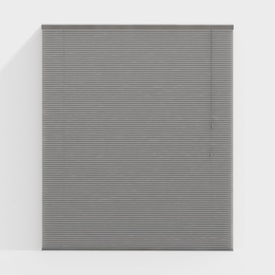 Elegant Minimalist Louvered Shutter 3D model
