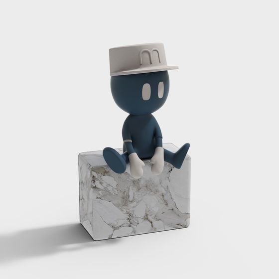 Marble Man 3D model