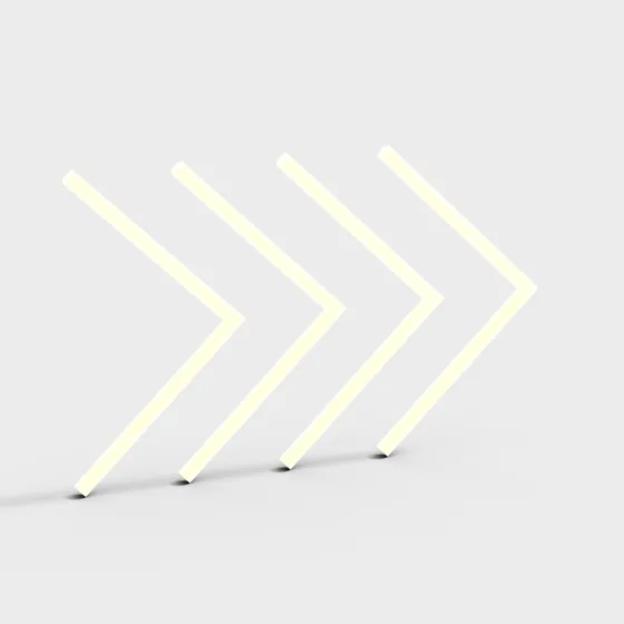 futuristic arrow design