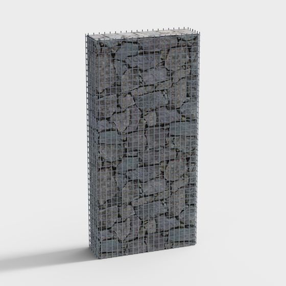 Urban Eye - Low Poly Concrete Structure 3D model