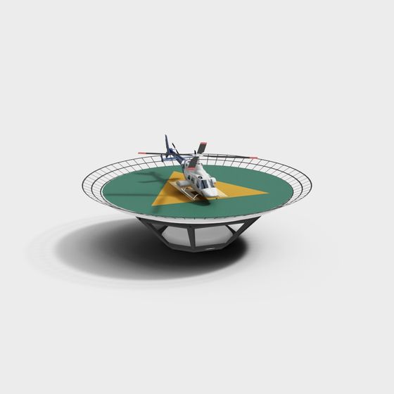 Helicopter Landing Pad 3D model