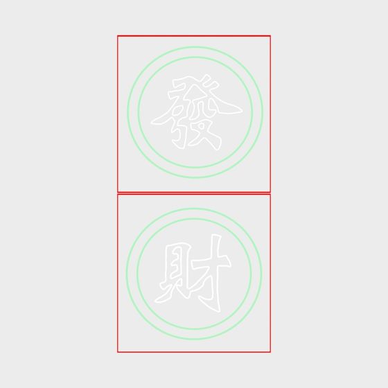 Wealth Symbol 3D model - Low-Poly Design