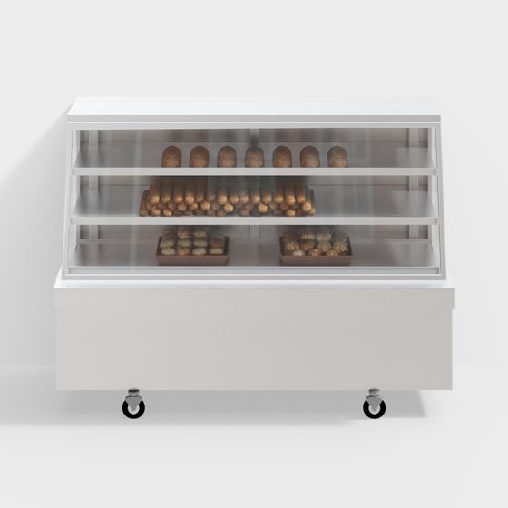 Minimalist Bread Display Case 3D model
