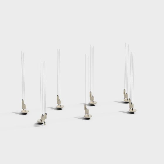 Hanging Art Installation 3D model