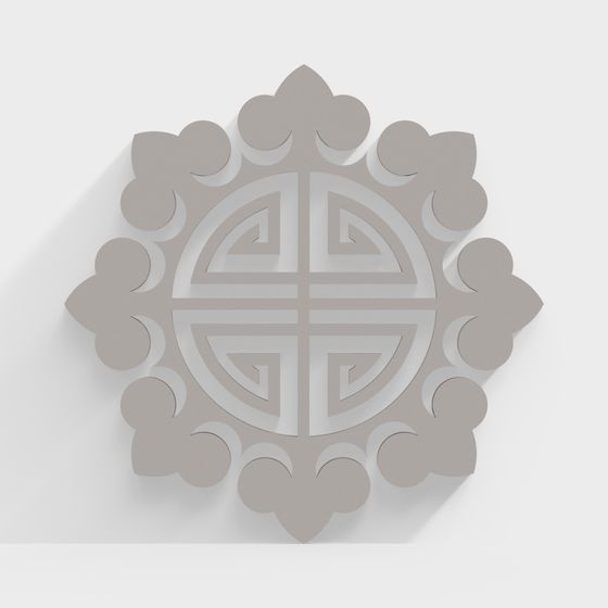 Eastern Harmony 3D model - Low Poly Design