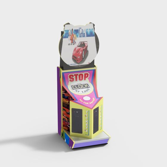 Arcade Ticket Machine 3D model