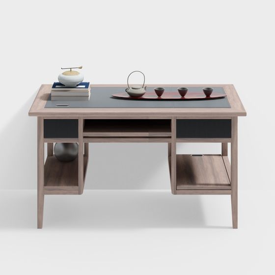 Brown Side Table Coffee Table Tea Seat 3D Model – Free Resource