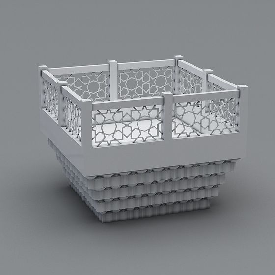 Lattice Terrace 3D model
