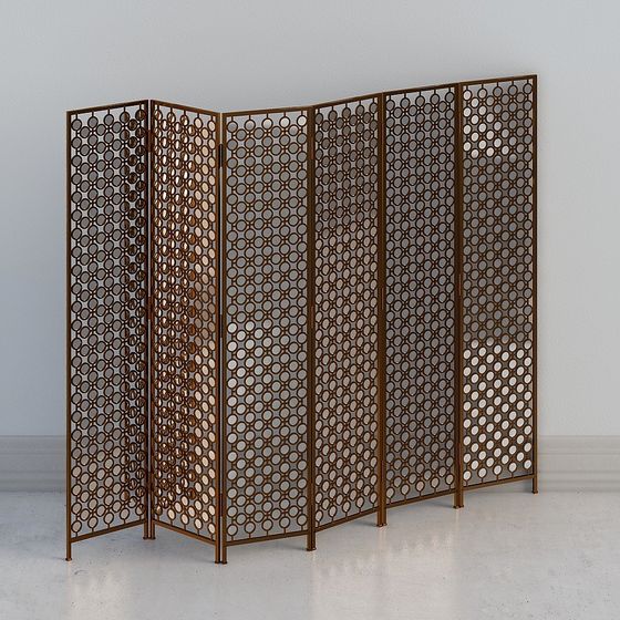 Unique Screen 3D model for Modern Interior Design