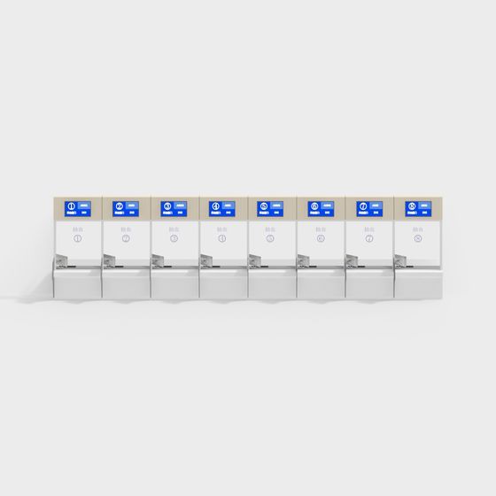 High-Detail Blood Drawing Stations 3D model