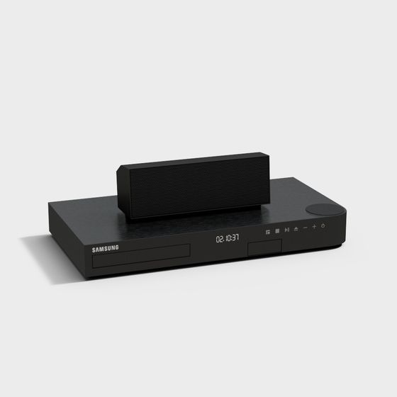 Minimalist Samsung Soundbar 3D model