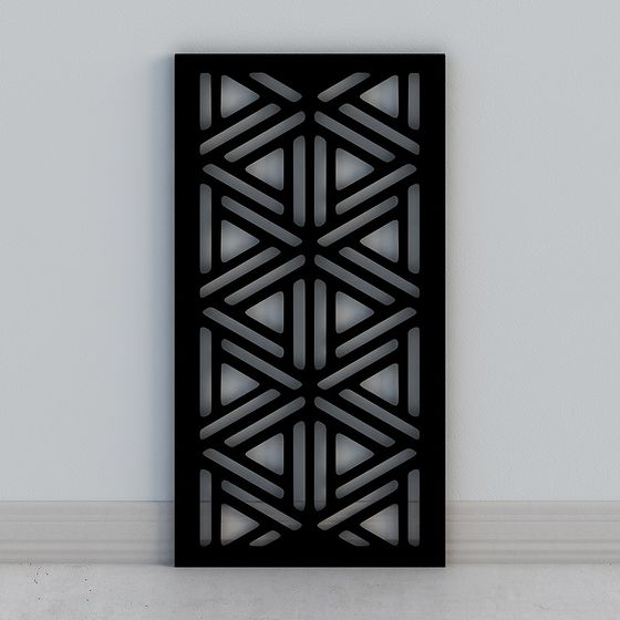 Geometric Panel 3D model for Modern Aesthetics
