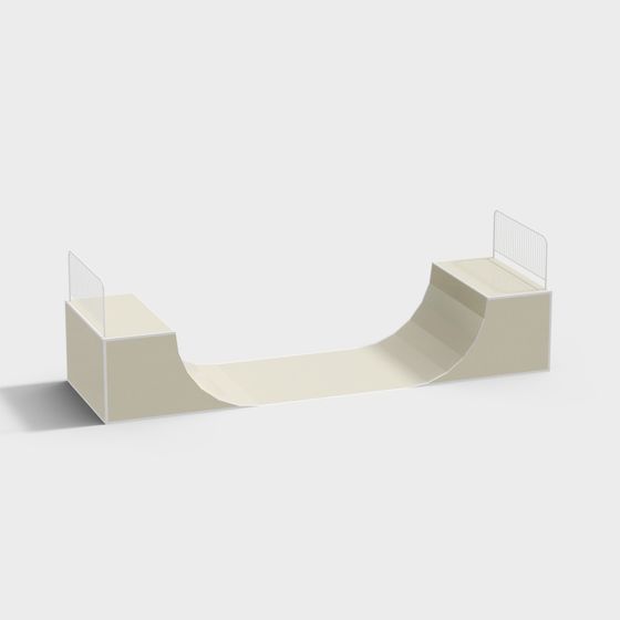 Urban Skate Ramp 3D model