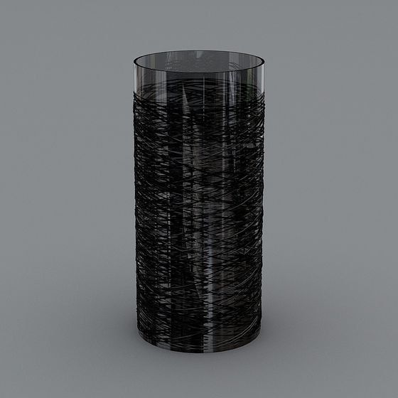 Twisted Wire Cylinder 3D model