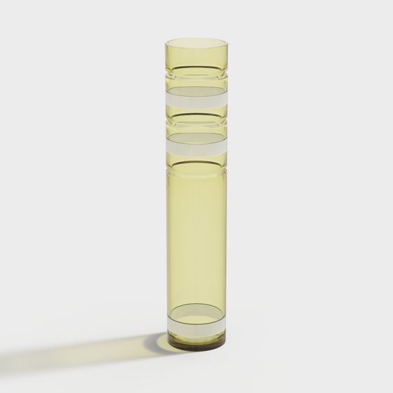 Transparent Test Tube 3D model