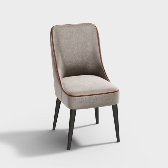 Mid-Century Modern Chair 3D model for Chic Spaces
