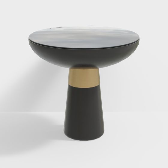 Flowing Round Table 3D model