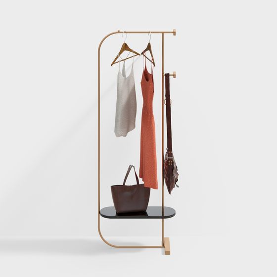Stylish Modern Hanger 3D model for Interior Design