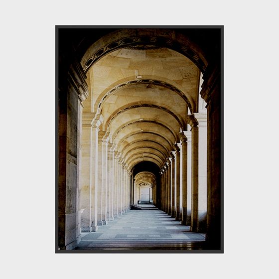 Classical Corridor Bridge 3D model