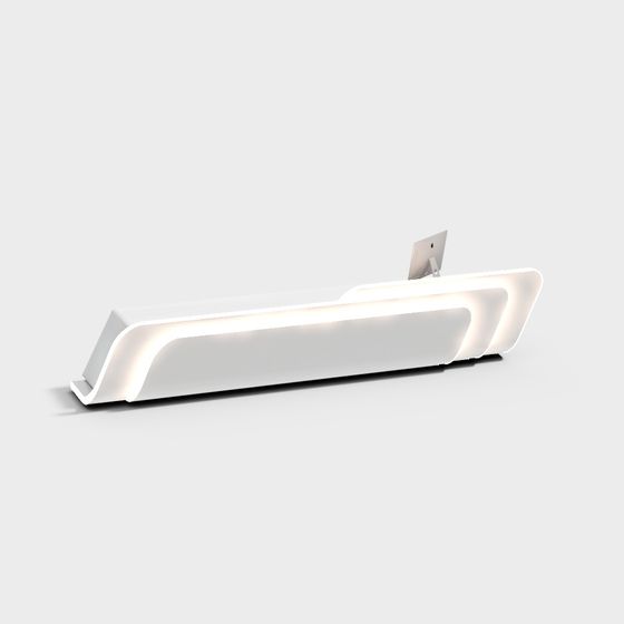 Future Light Reception Desk 3D model