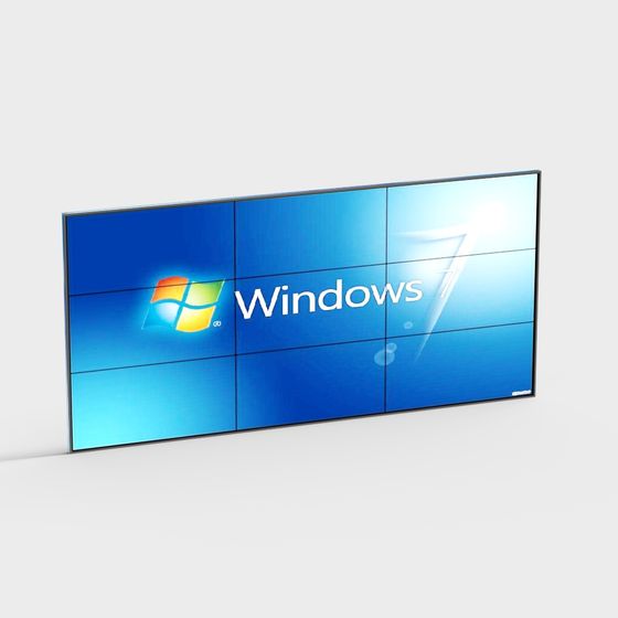 Windows 7 Screen Panel 3D model for Creative Projects
