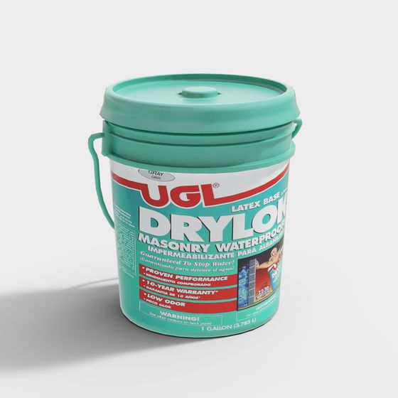 UGL Drylok Masonry Waterproofing Paint 3D Model – Detailed Textures