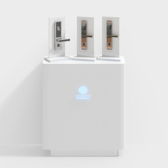 Futuristic Smart Door Lock 3D model