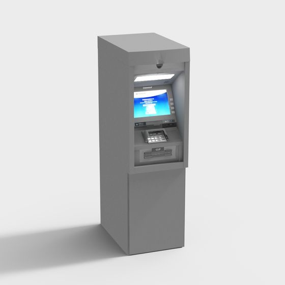 Modern ATM Machine 3D model