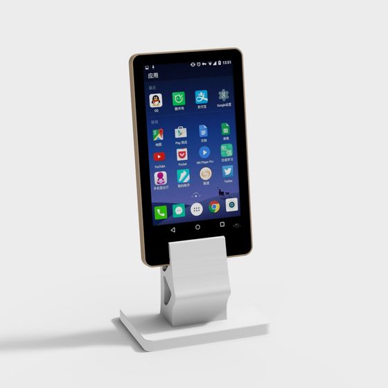 Stylish Smartphone 3D Model for Modern Designs