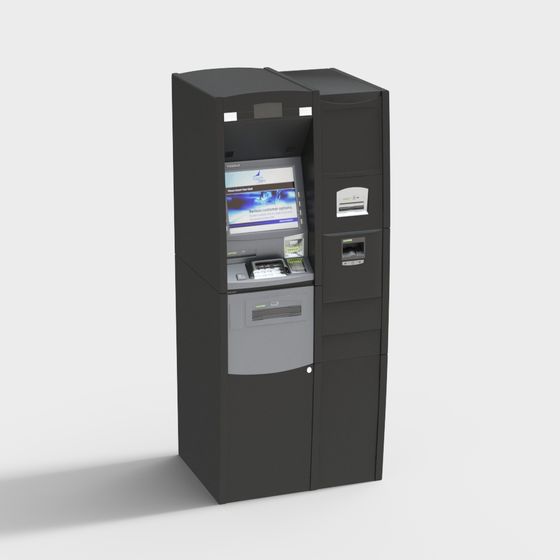 Realistic ATM Machine 3D model for Creative Projects