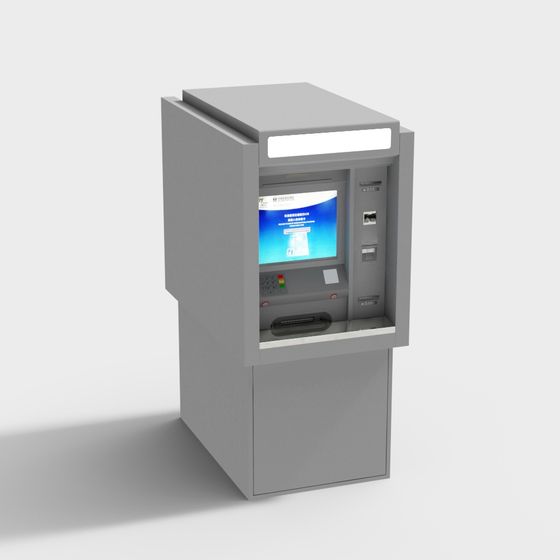 Realistic ATM Machine 3D model for Creative Designs
