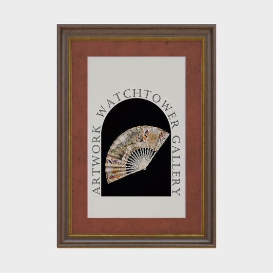 Vintage Fan Frame 3D Model
