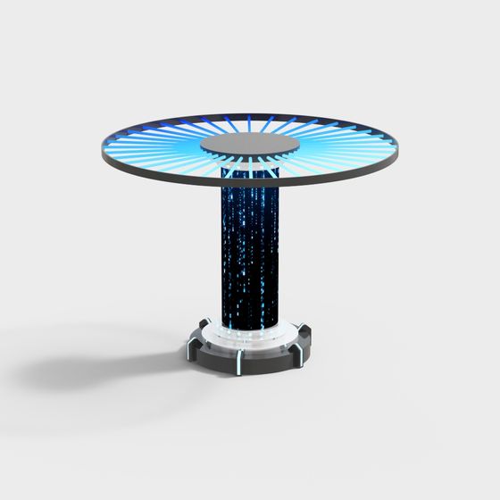 Matrix Table 3D model for Futuristic Design