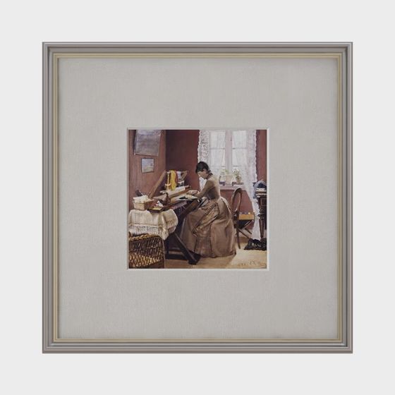 Victorian Lady at Work 3D model