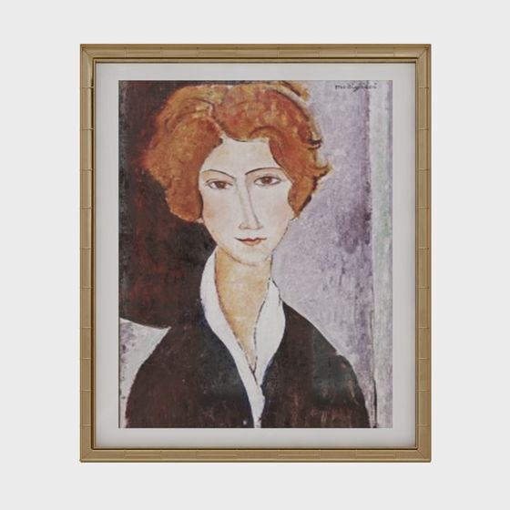Retro Portrait 3D Model Masterpiece