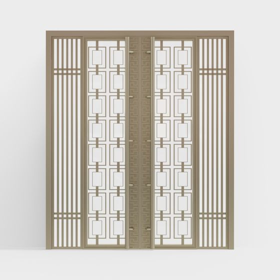Geometric Screen 3D model for Modern Design