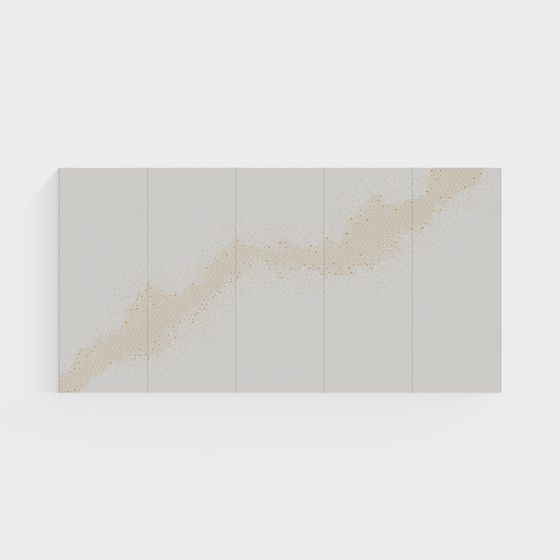 Abstract Light and Shadow Screen 3D model