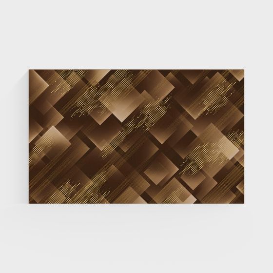 Geometric Aesthetic 3D Model for Modern Design