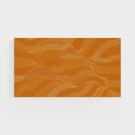 Wave Dance 3D model - Captivating Low-Poly Design