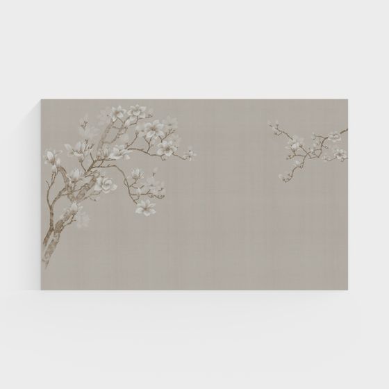 Low Poly Floral 3D Model for Serene Spaces