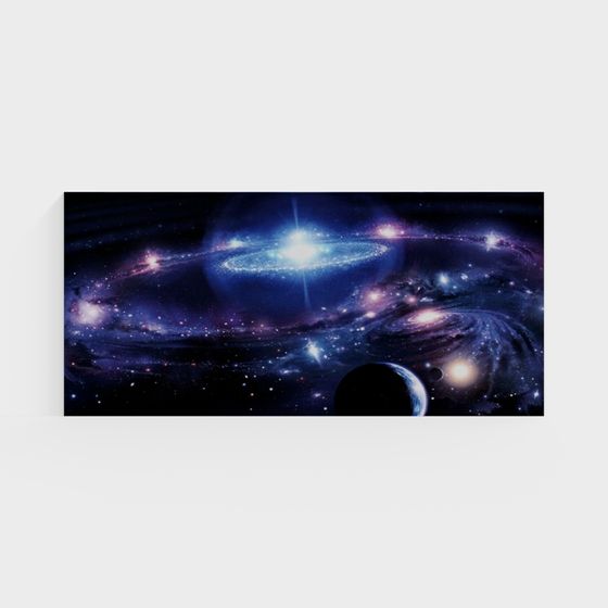 Low-Poly Cosmic Universe 3D model