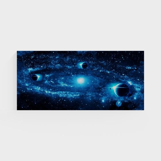 Stunning Low-Poly 3D Space Model