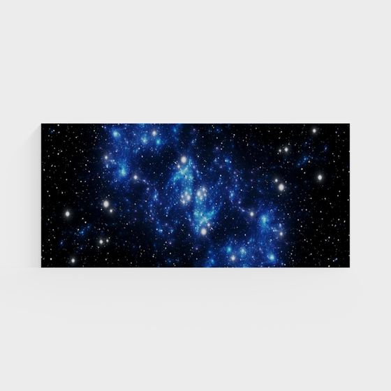 Starry Night Sky 3D model for Cosmic Designs