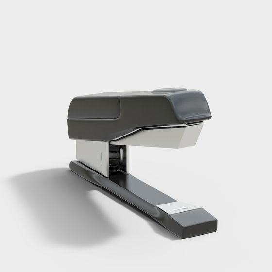 Stylish Low-Poly Stapler 3D Model